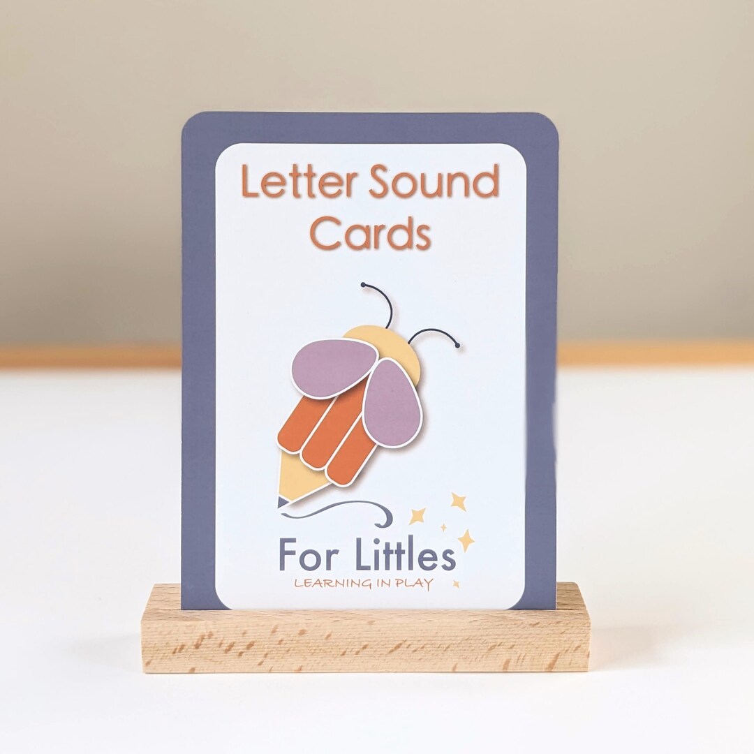 Preschool Letter Sound Phonics Activity Cards for Pre-reading - Etsy