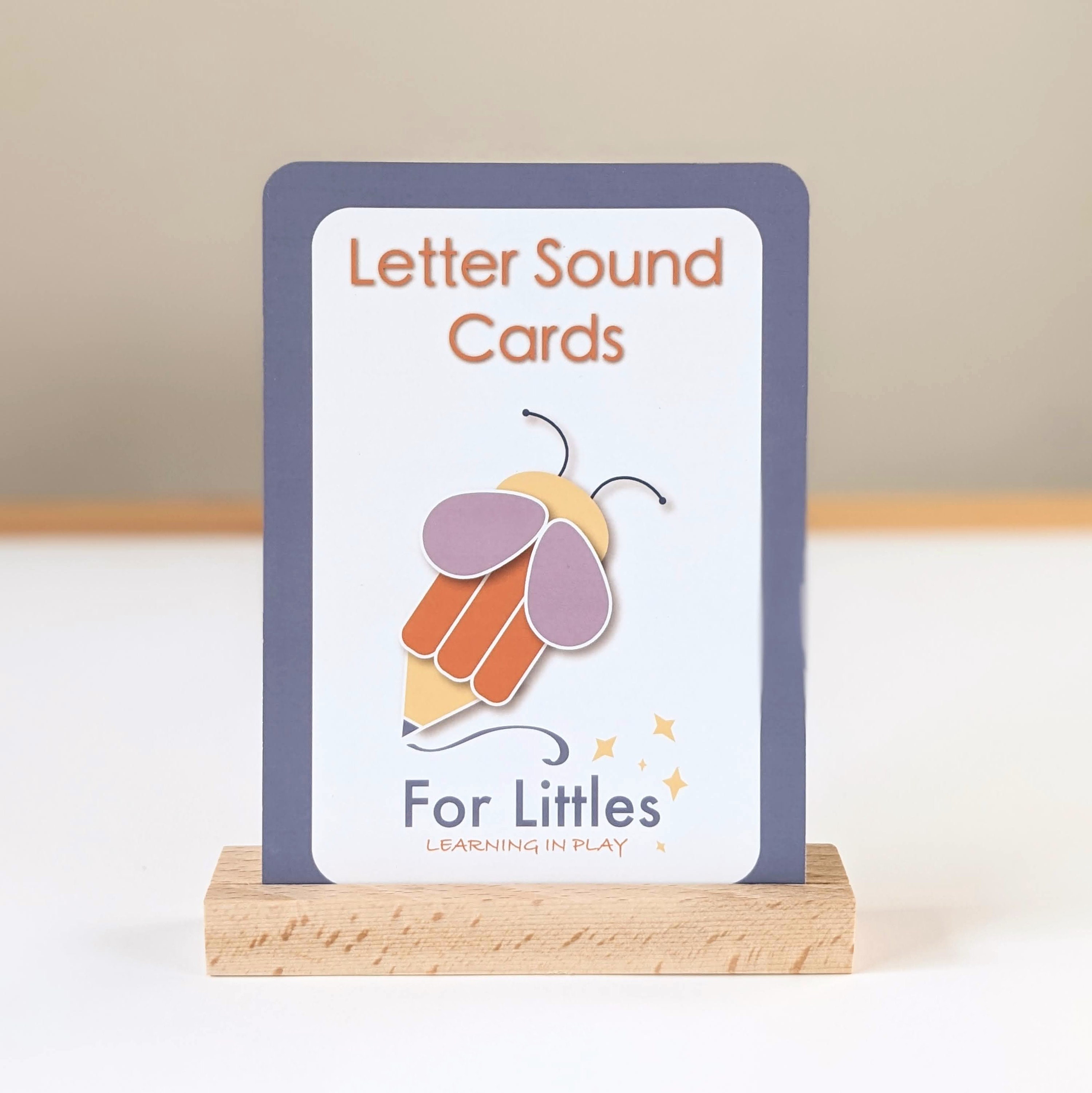 Preschool Letter Sound Phonics Activity Cards for Pre-reading - Etsy