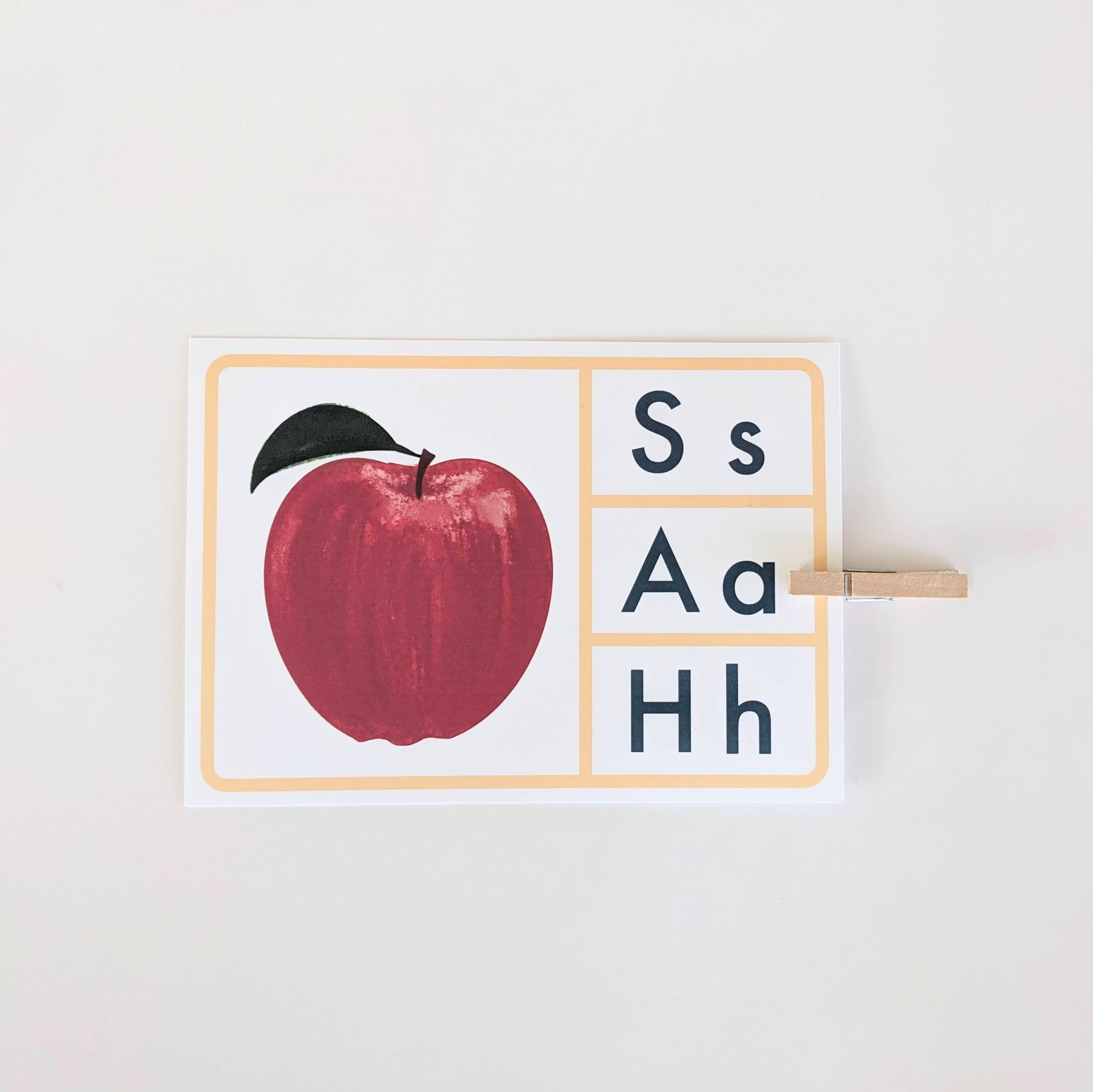 Letter Sound Phonics Peg Cards Preschool and Pre-k Learning - Etsy