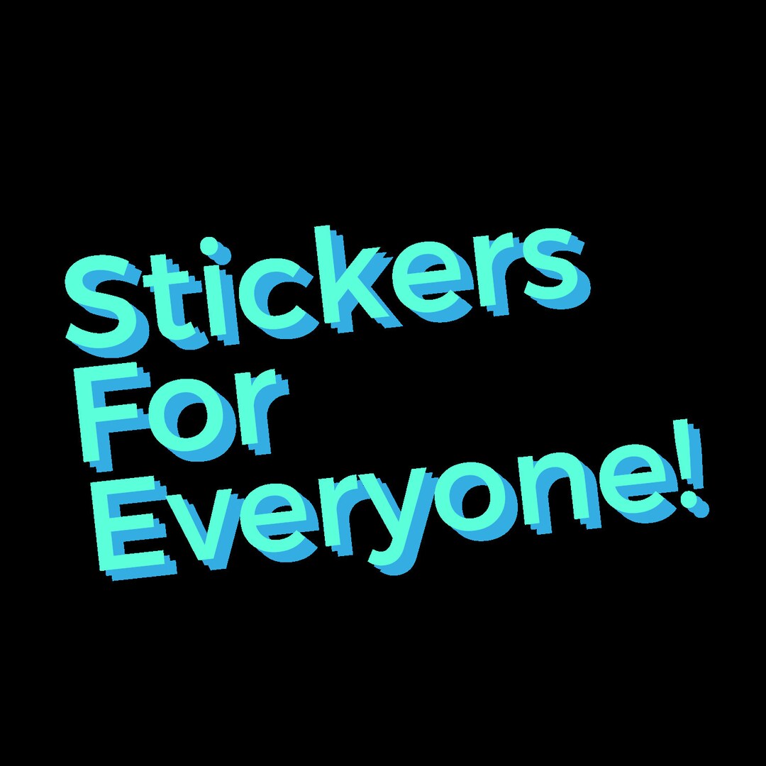 Stickers for Everyone Logo Sticker 3 Inch - Etsy
