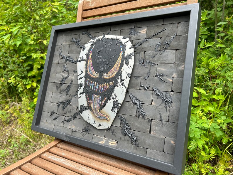 Stainless Steel Tig Welded Venom on a Brickwork Backer Hanging - Etsy