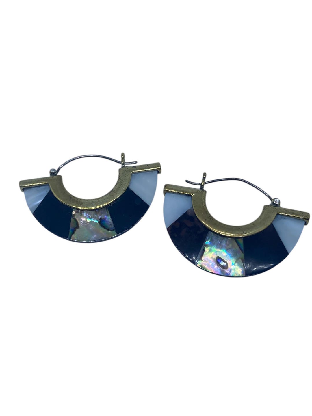 INDIGENOUS Sacred Sun Dance Abalone Shell/mother of Pearl Earrings - Etsy