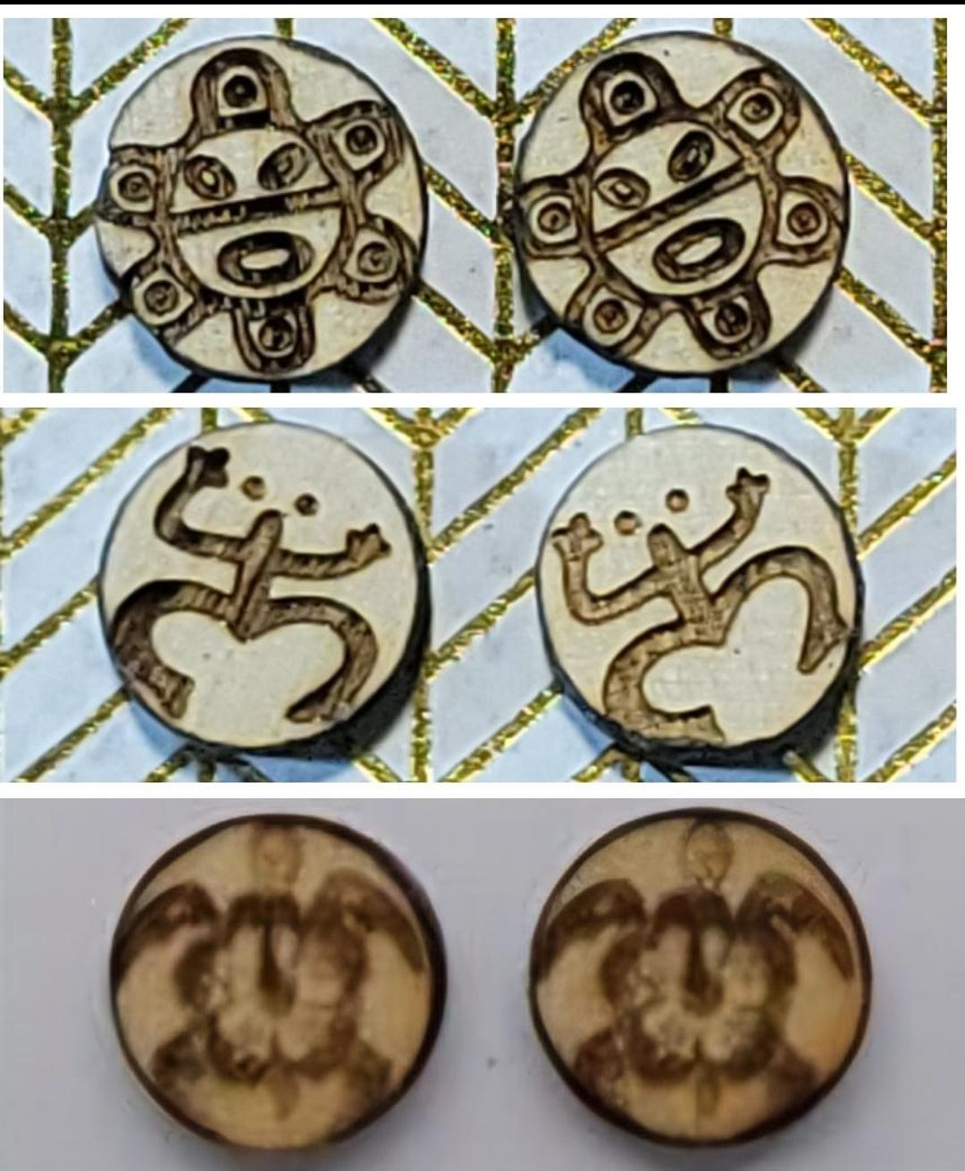 NATIVE TAINO/TAINA Sacred Sun God/koki Stud Earrings - Etsy