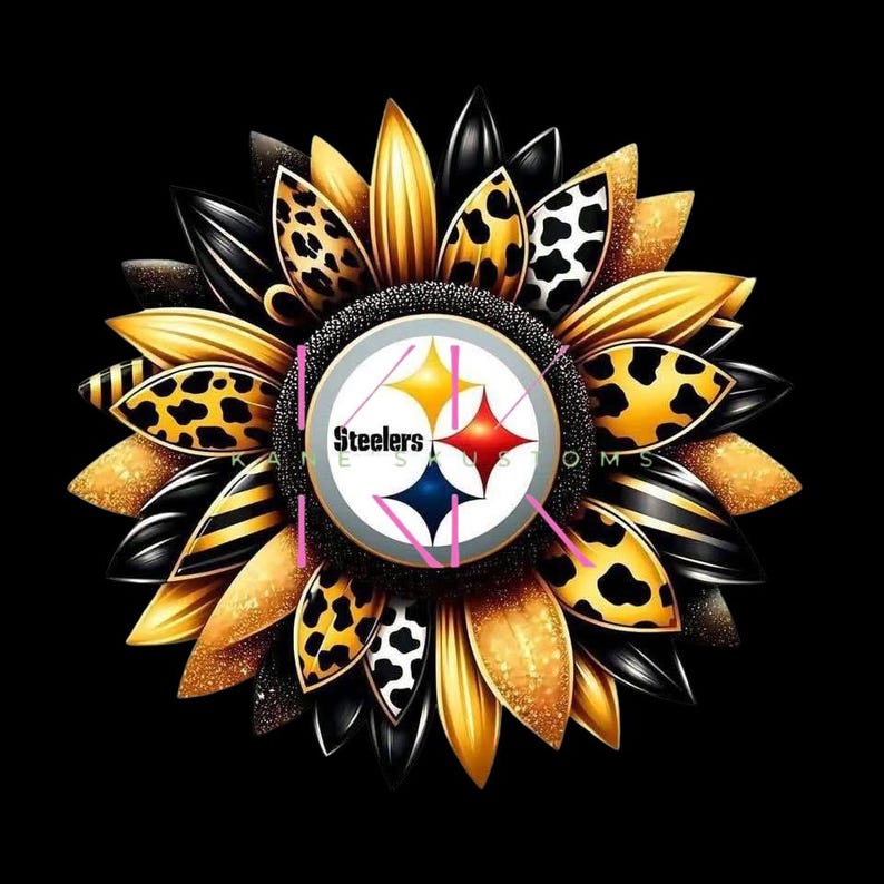 Yellow and Black Football Team Inspired Flower - Etsy