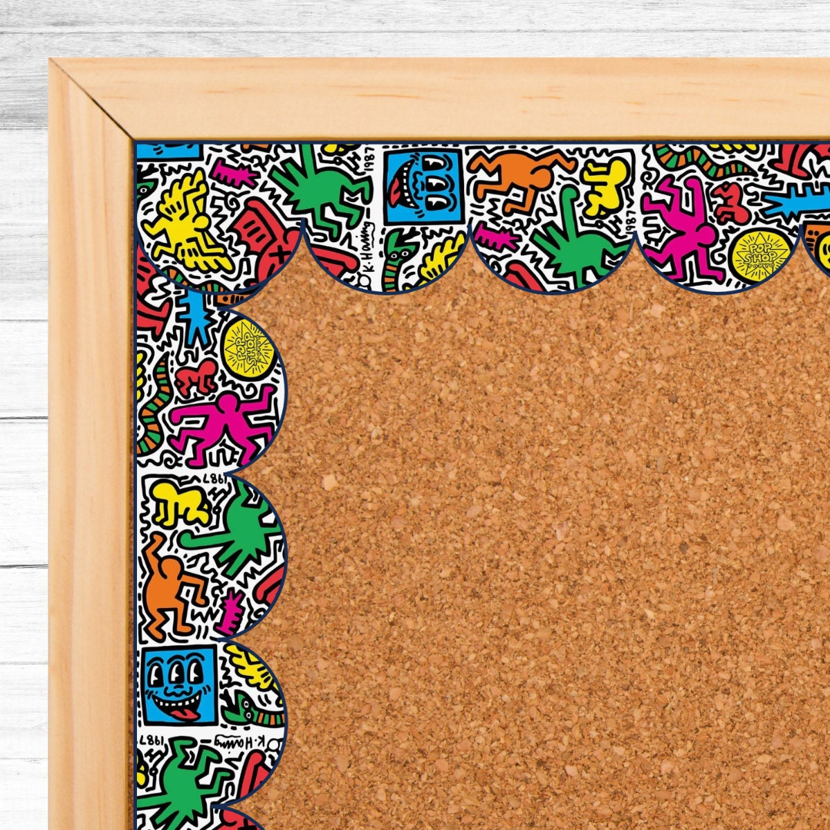 Keith Haring Bulletin Board Border - Etsy
