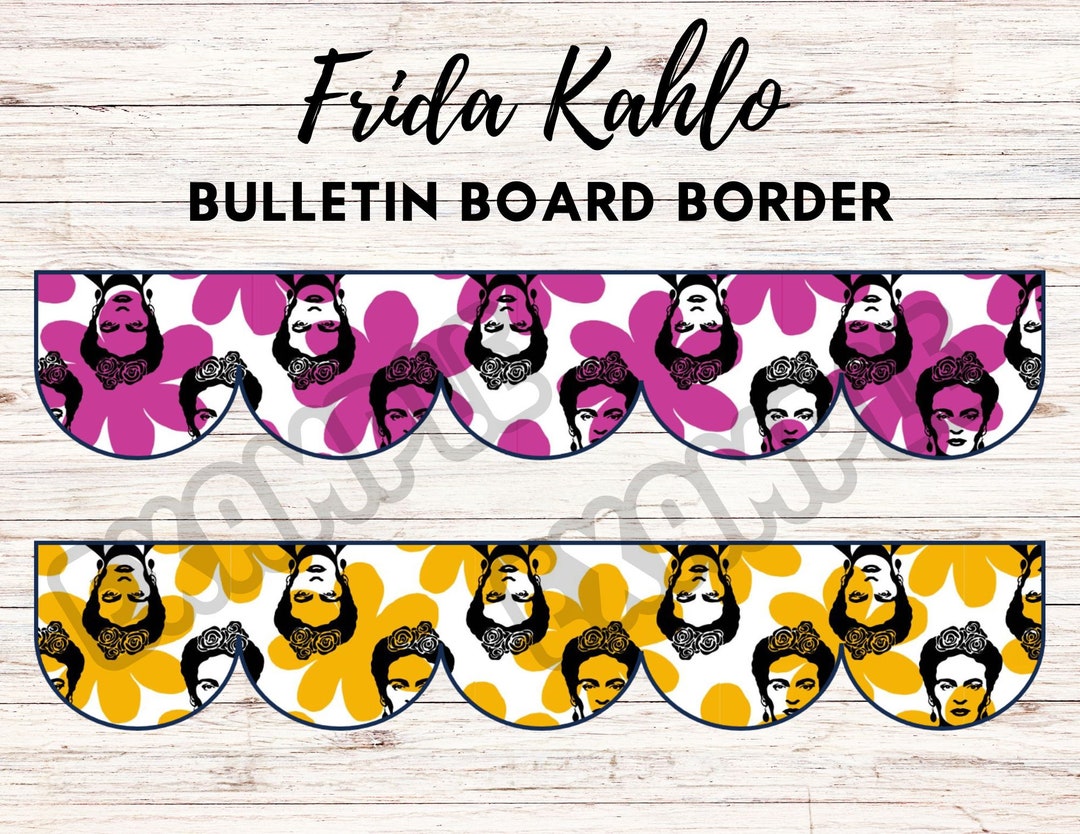 Fredia Kahlo Bulletin Board Border - Etsy