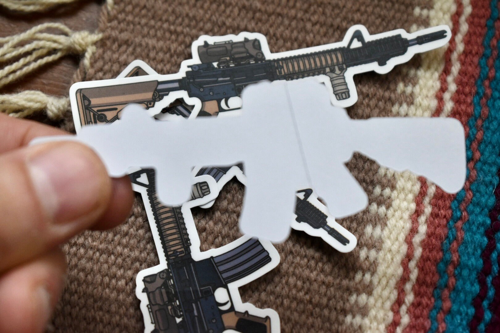 Rifle Gun Sticker AR-15 Spector Waterproof Vinyl Sticker - Etsy