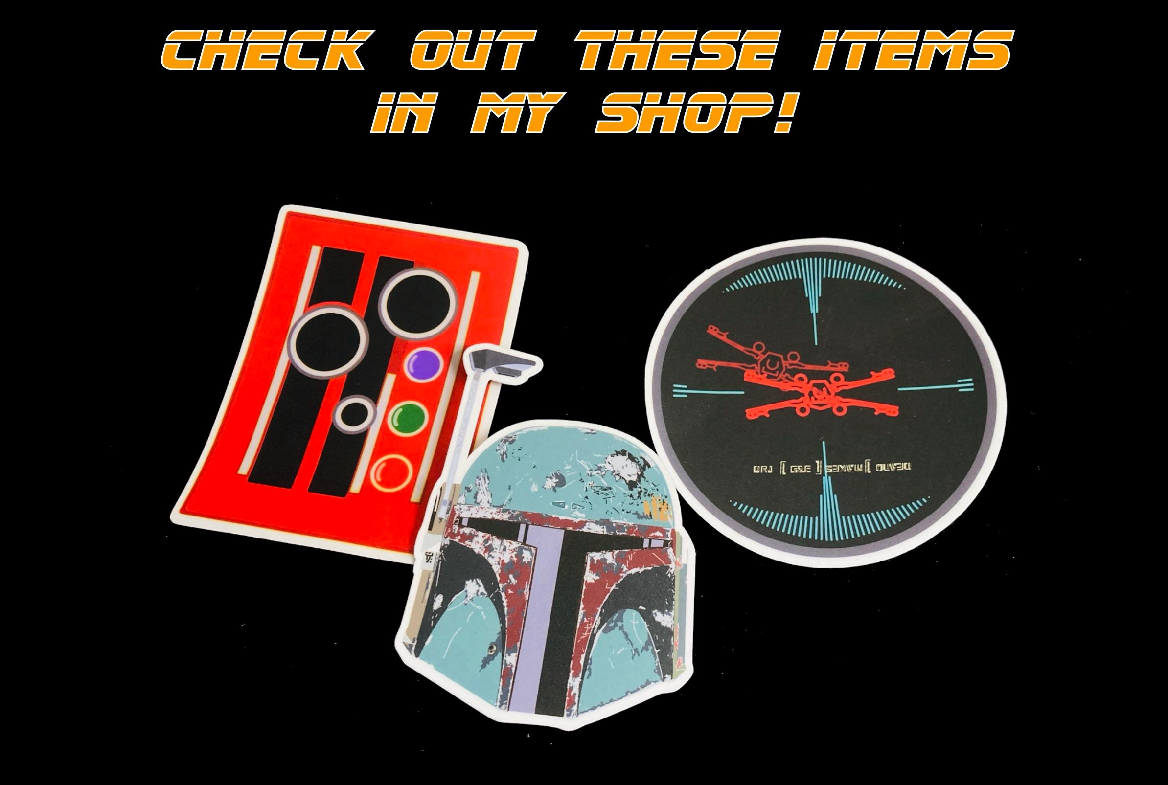 Star Wars - Tie Fighter Targeting - Waterproof Vinyl Sticker - Pop ...