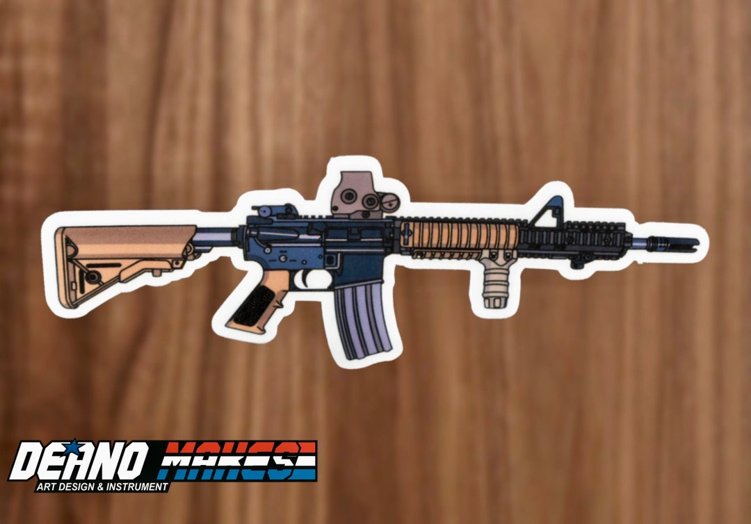 Rifle Gun Sticker Ar15 Eotech Waterproof Vinyl Sticker - Etsy