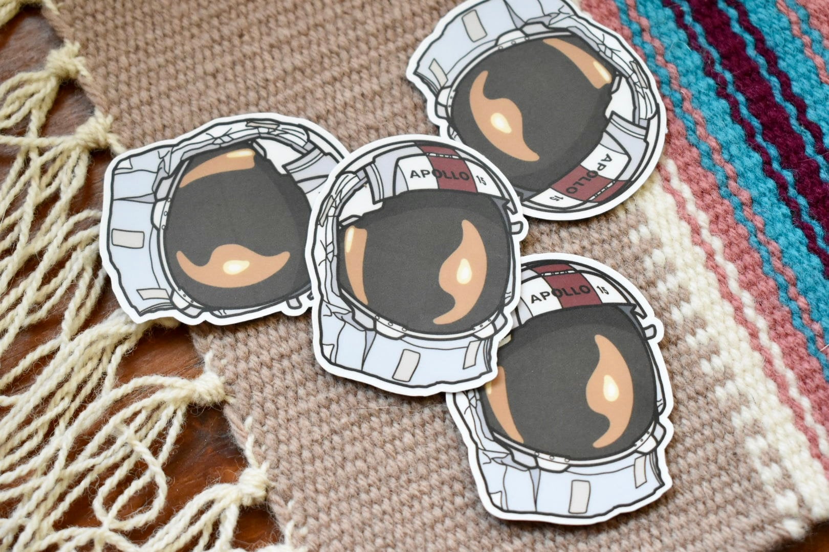 NASA Astronaut Sticker Apollo Space Helmet Waterproof Vinyl Sticker - Etsy