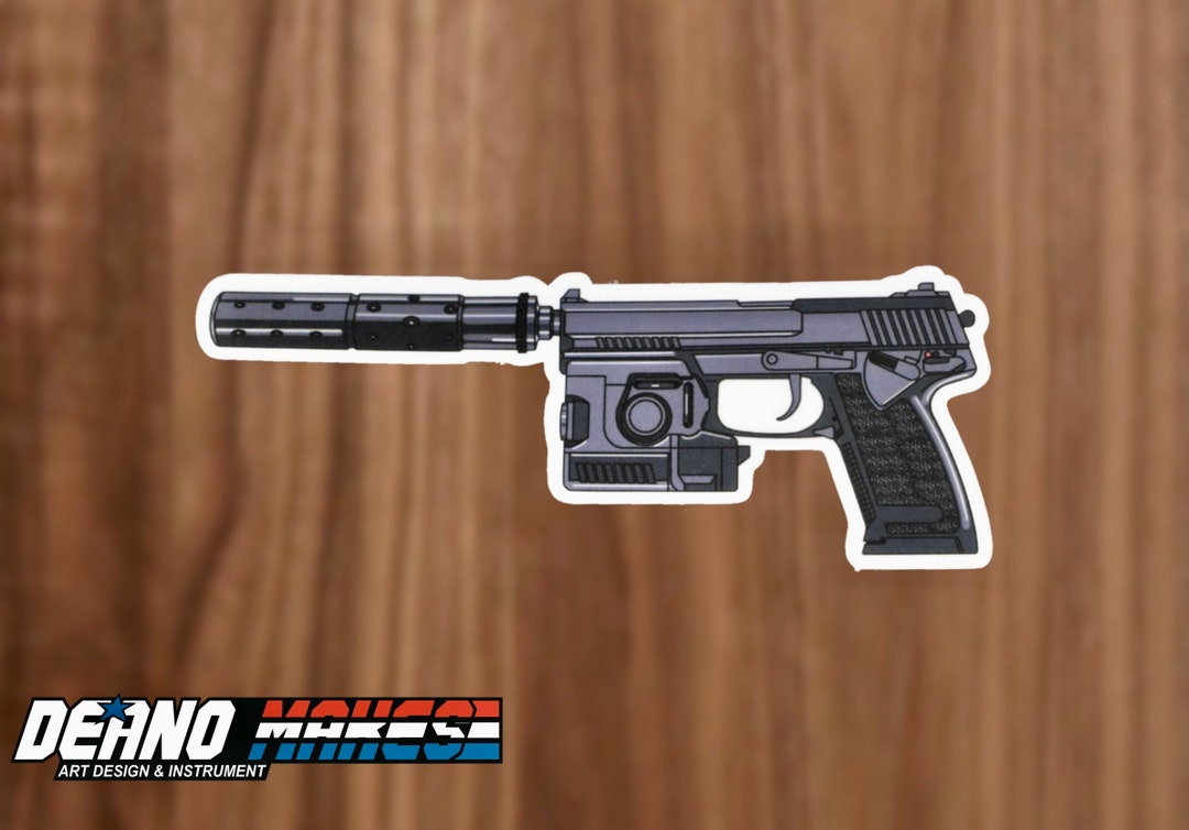 Pistol Gun Sticker HK Mk23 SOCOM Waterproof Vinyl Sticker - Etsy