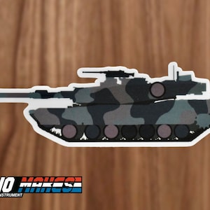 Tank Sticker M1 Abrams Woodland Camo Waterproof Vinyl Sticker - Etsy