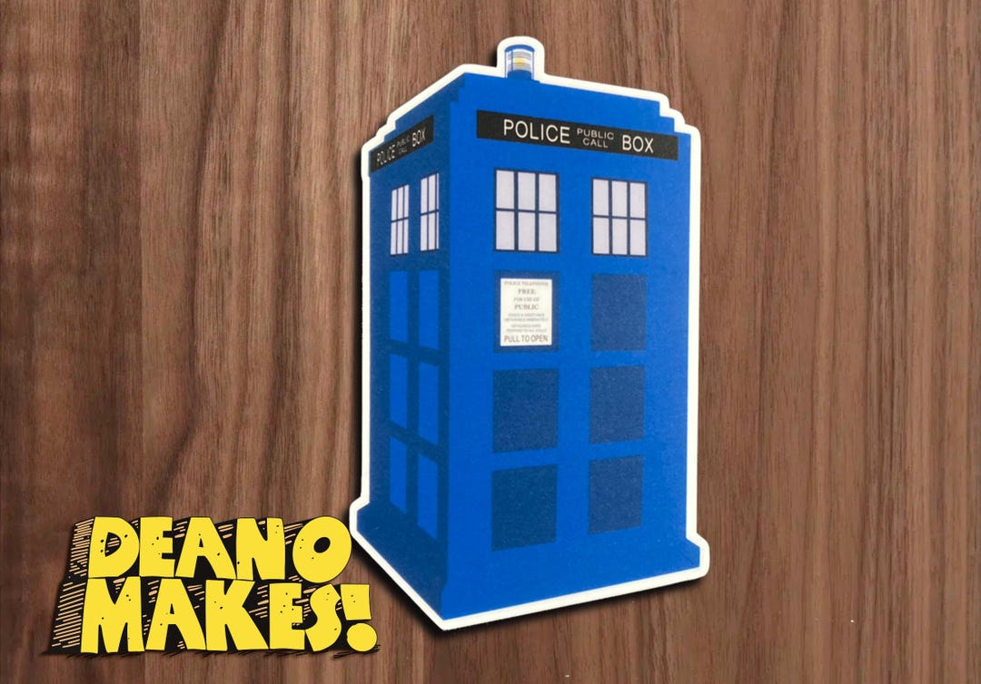 Doctor WHO Sticker - TARDIS Sticker - Waterproof Vinyl Sticker - Pop ...