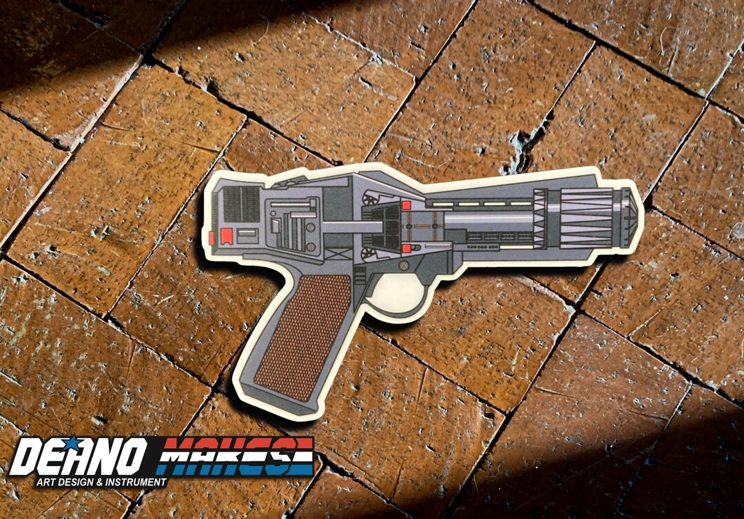 Battlestar Galactica Sticker: Colonial Blaster, Waterproof Vinyl - Etsy