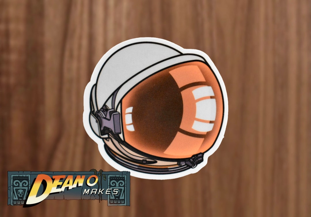 NASA Astronaut Sticker Gemini Space Helmet Waterproof Vinyl Sticker - Etsy