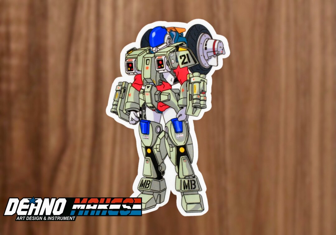 Robotech Sticker Scott Bernard’s Cyclone Waterproof Vinyl Sticker VR ...