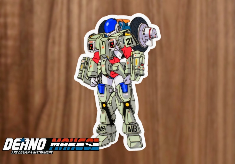 Robotech Sticker Scott Bernard’s Cyclone Waterproof Vinyl Sticker VR ...
