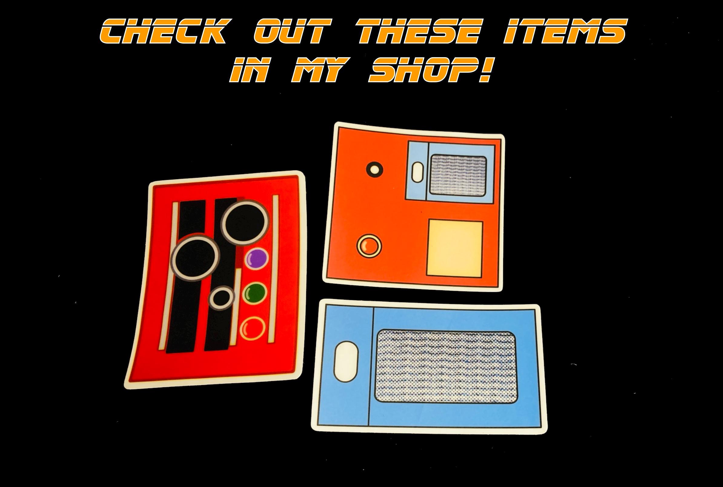 Star Trek Enterprise Desk Intercom Waterproof Vinyl Sticker Pop Culture ...