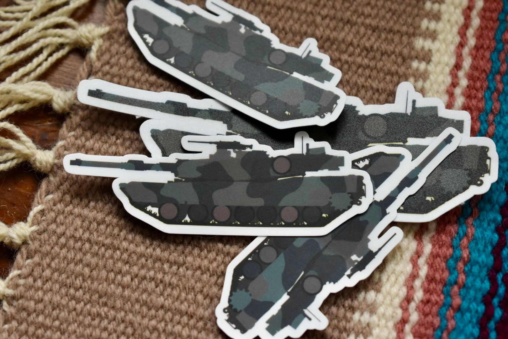 Tank Sticker M1 Abrams Woodland Camo Waterproof Vinyl Sticker - Etsy