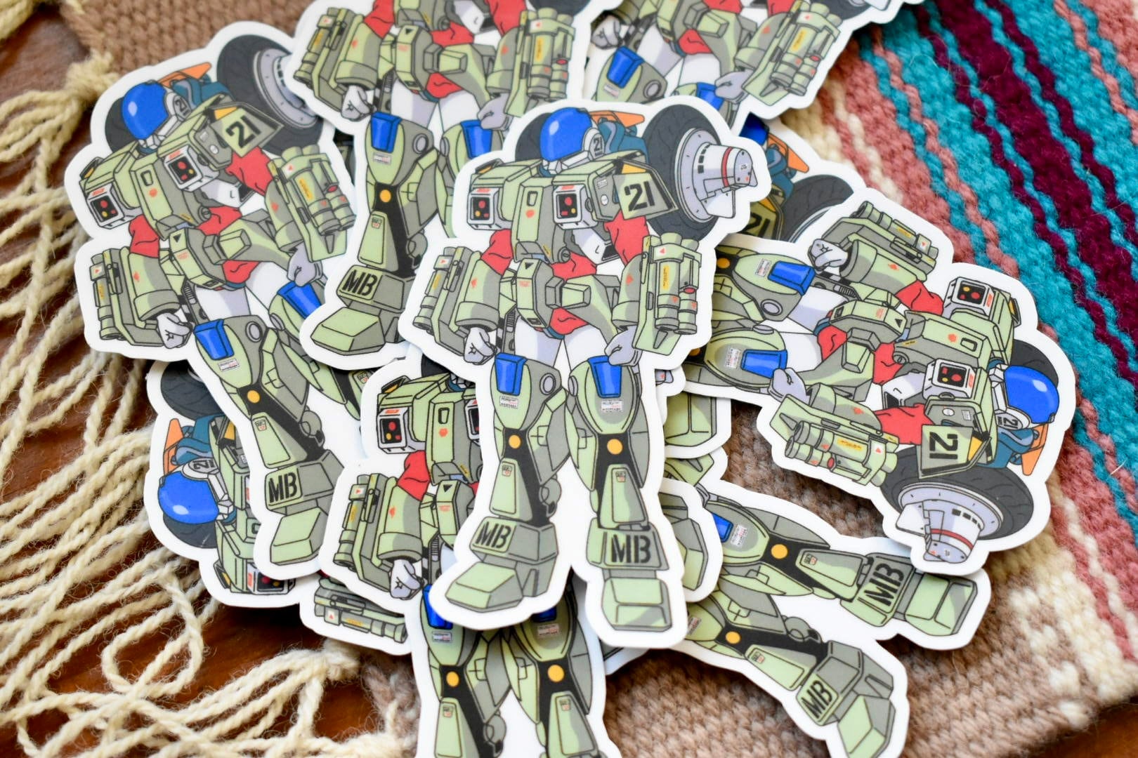 Robotech Sticker Scott Bernards Cyclone Waterproof Vinyl Sticker VR ...