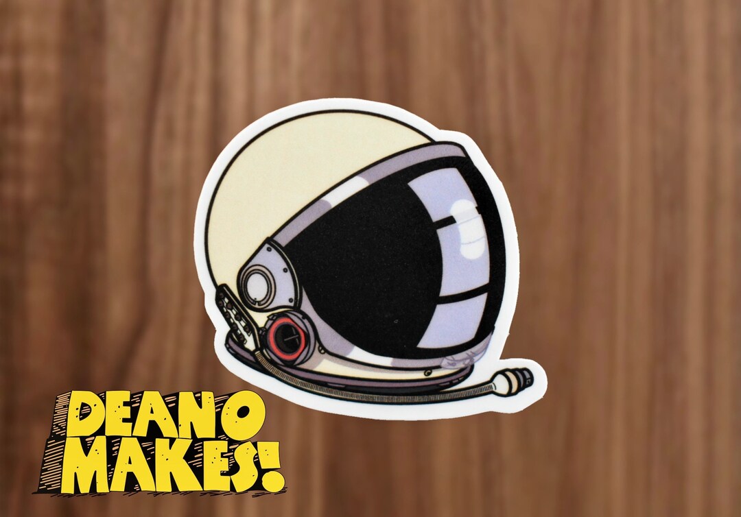 NASA Astronaut Sticker Mercury Space Helmet Waterproof Vinyl Sticker - Etsy