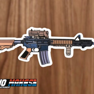 Rifle Gun Sticker AR-15 Spector Waterproof Vinyl Sticker - Etsy