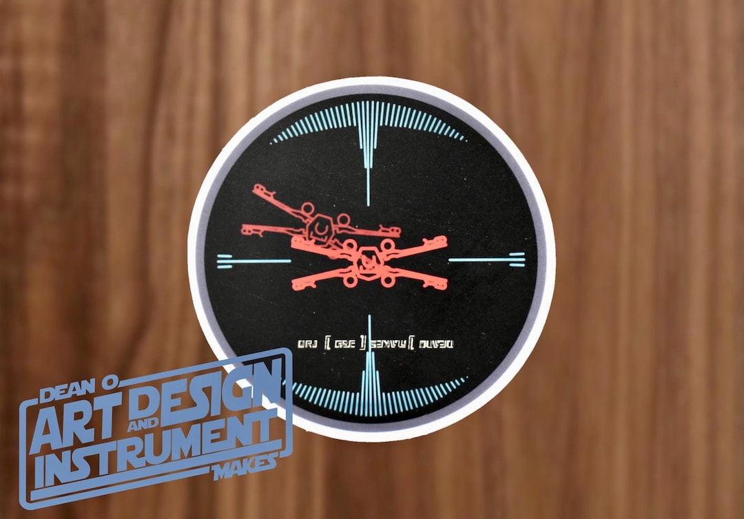 Star Wars - Tie Fighter Targeting - Waterproof Vinyl Sticker - Pop ...