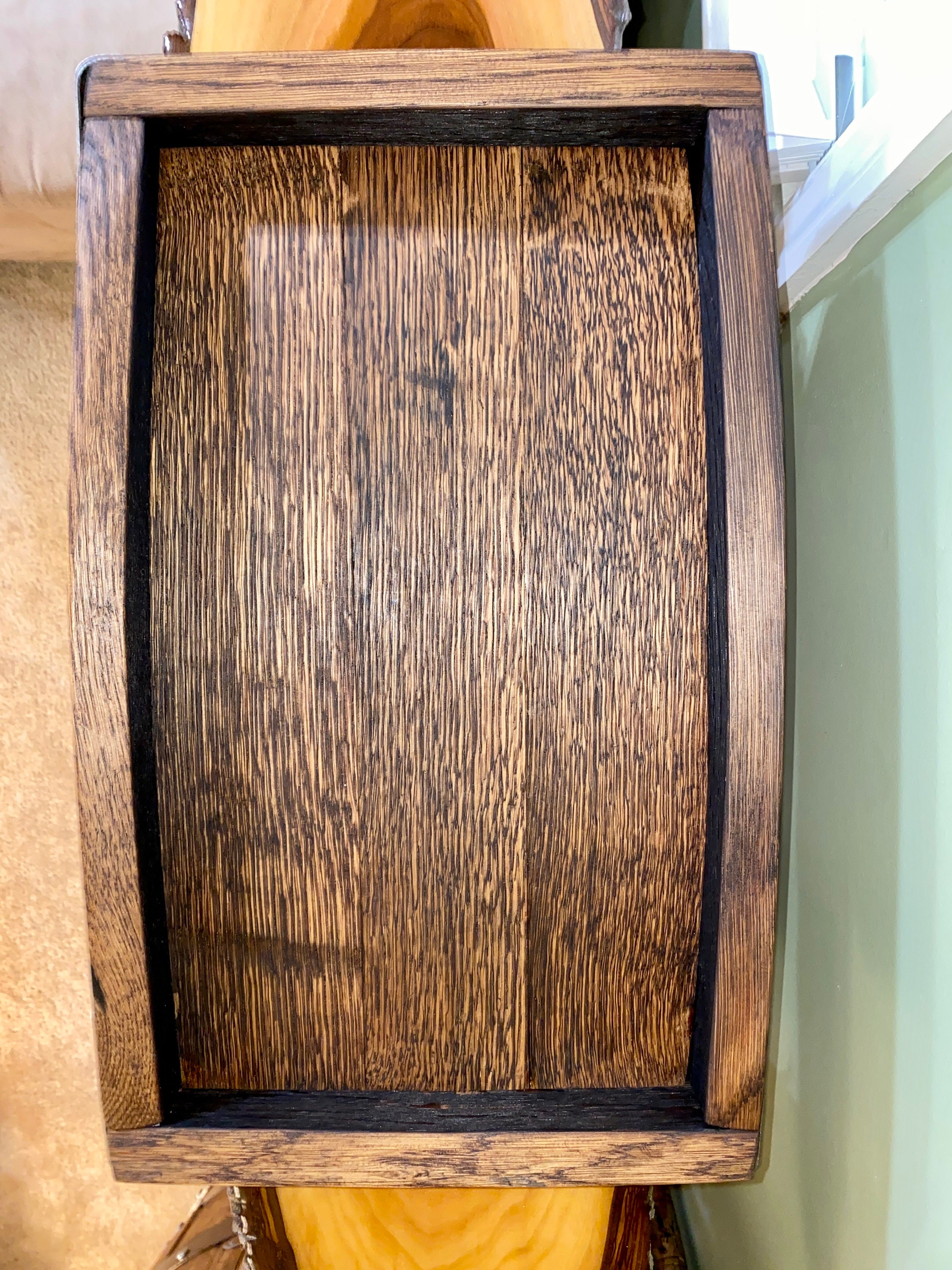 Bourbon Barrel Tray - Etsy