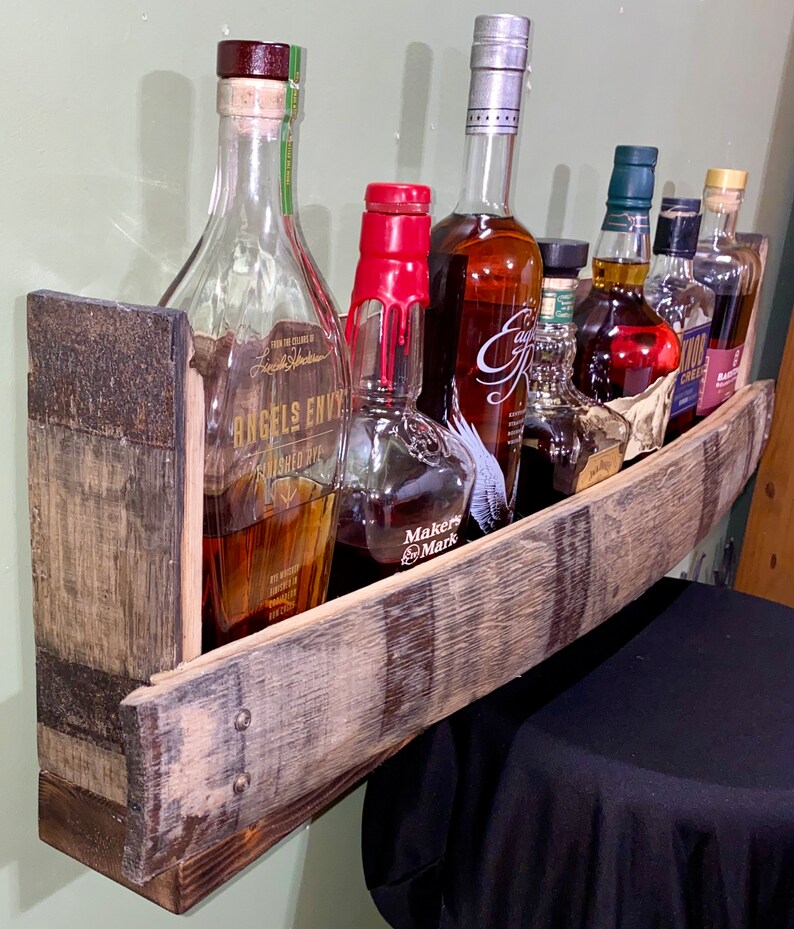 Barrel Stave Shelf - Etsy