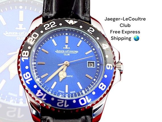 Vintage Jaeger Lecoultre Club Swiss Made Automatic Bl… - Gem