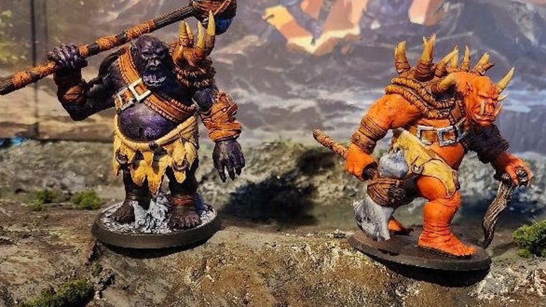 Set of 2 Ogres Tabletop Ready - Etsy