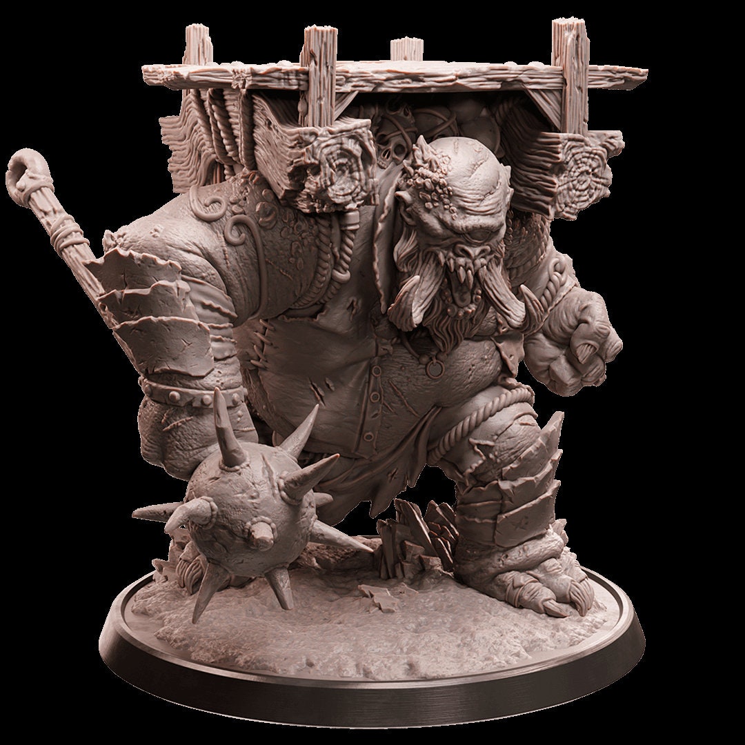 Bridge Troll 28mm Scale - Etsy