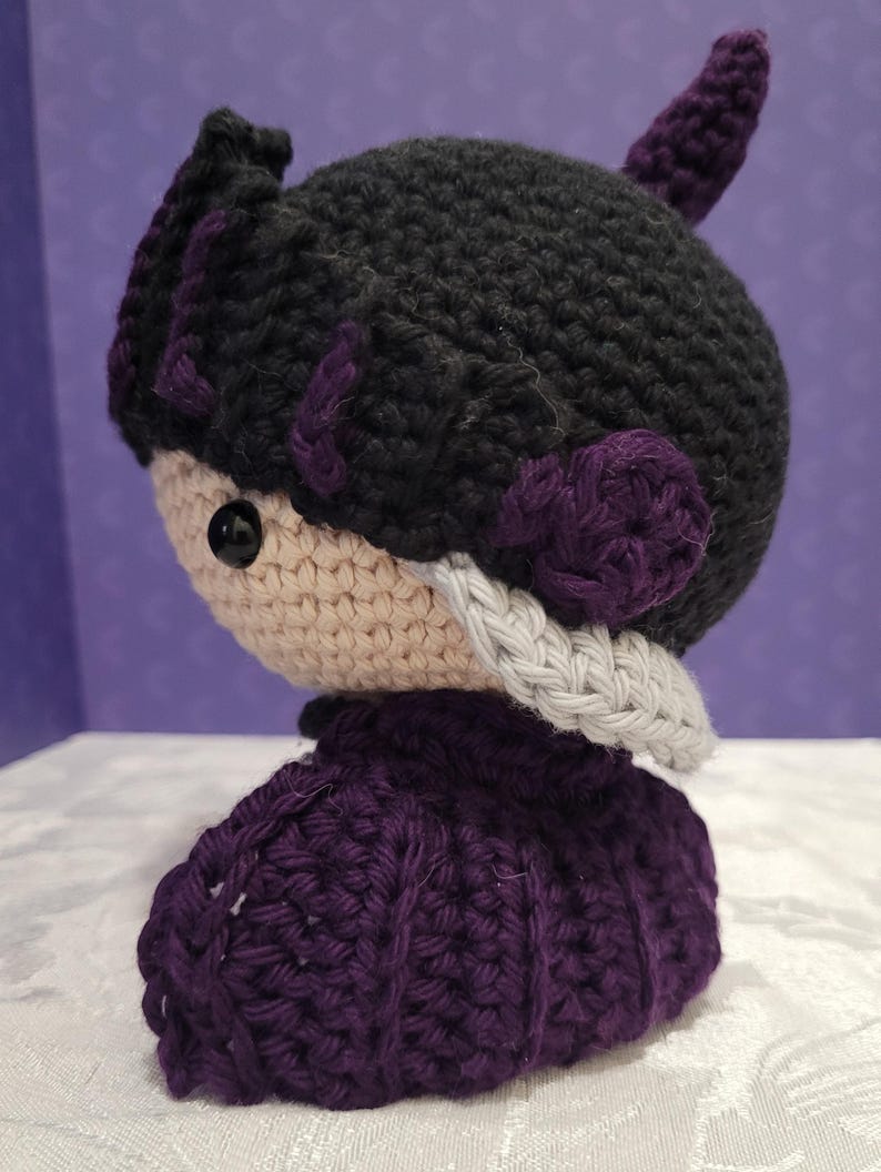 Dark Knight Amigurumi, Crochet Stuffed Animal Knight, Black Knight ...