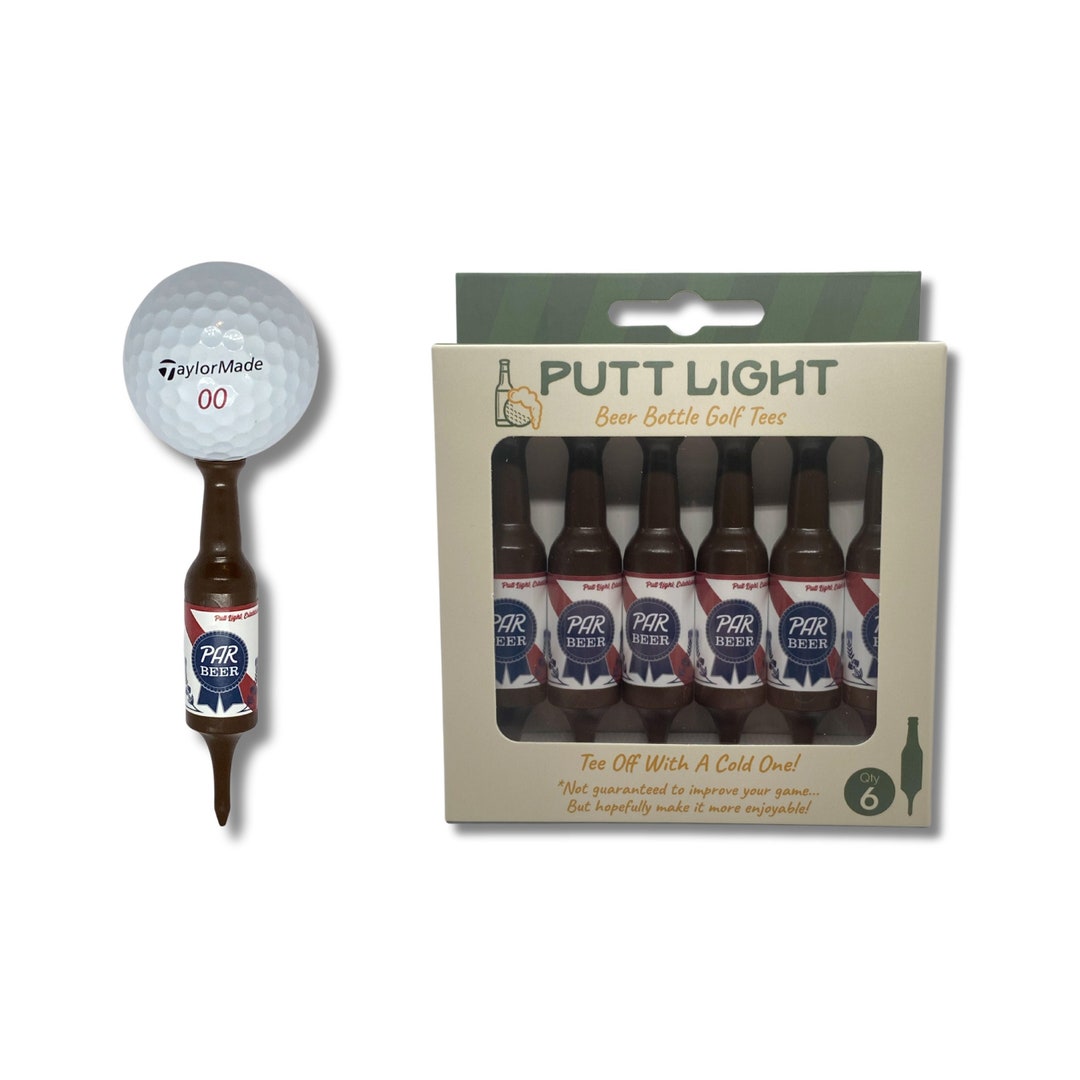 Beer Bottle Golf Tees From Putt Light, Golf Gifts for Him, Unbreakable ...