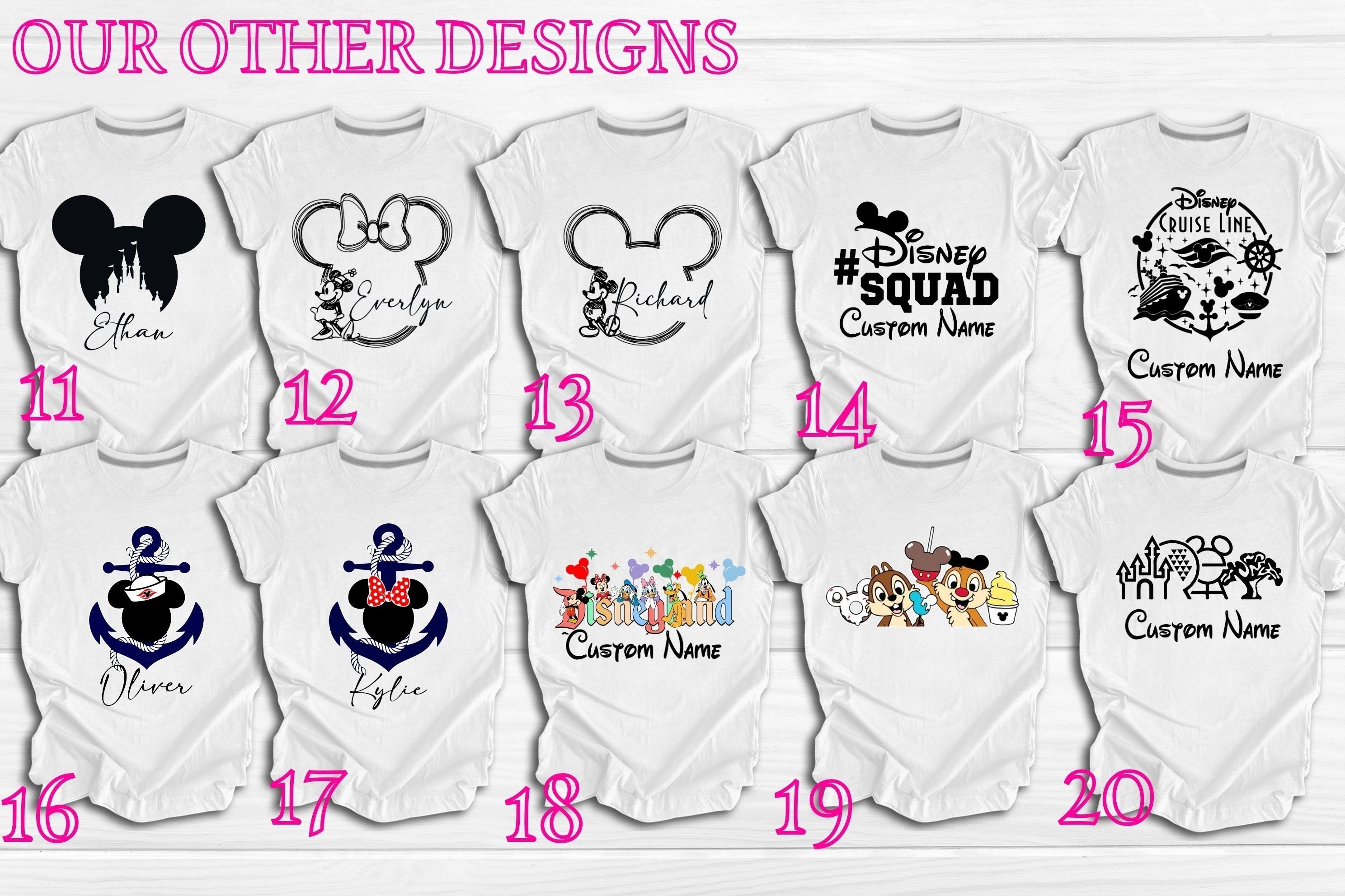 Custom 2024 Disney Castle Shirts, Custom Disney Shirt, Disney ...