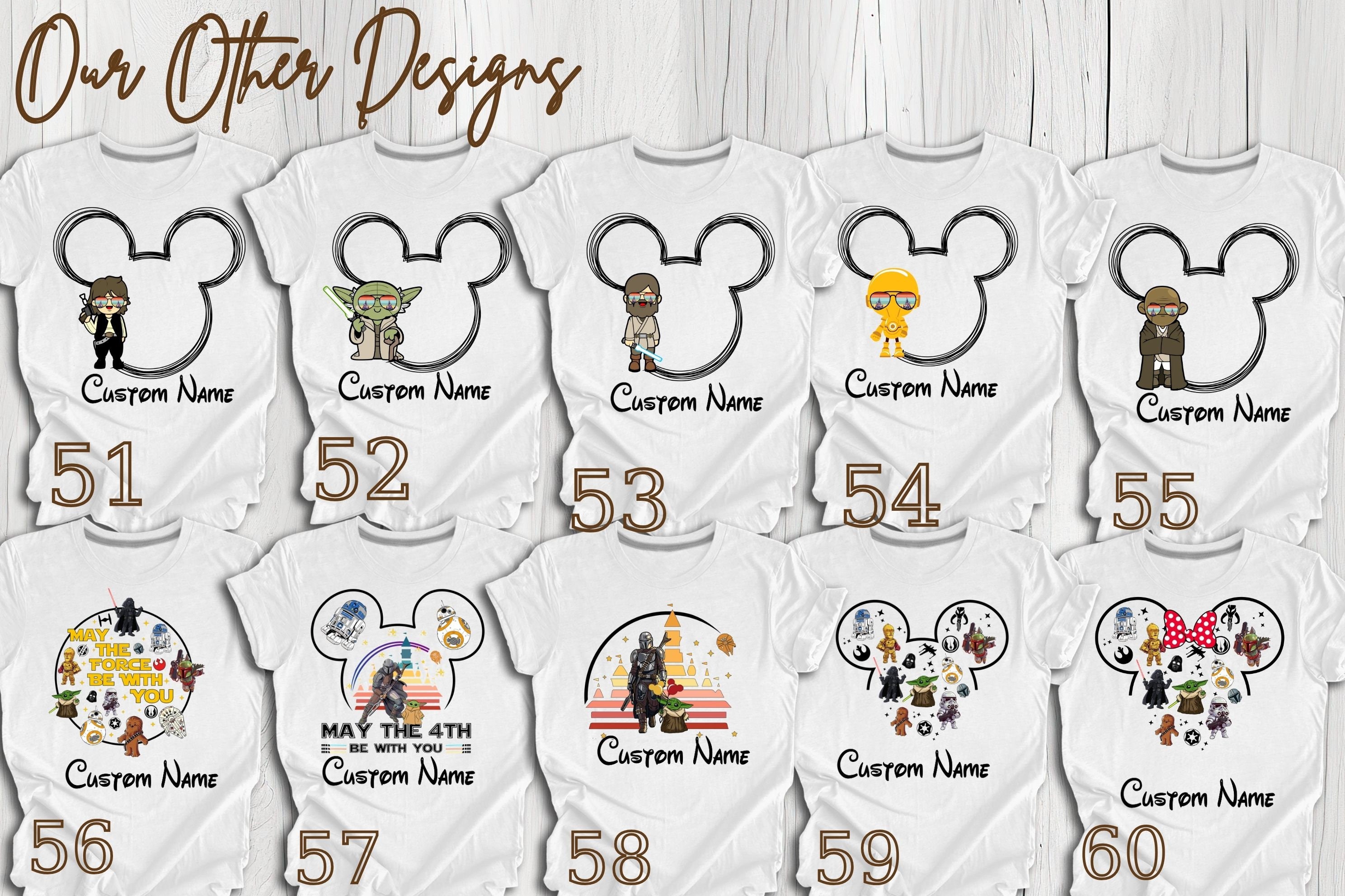 Personalized Star Wars Shirt, Custom Disney Star Wars Shirt, Family ...
