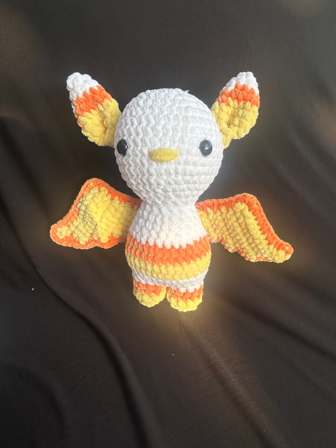 Candy Corn Bat Handmade Crochet - Etsy