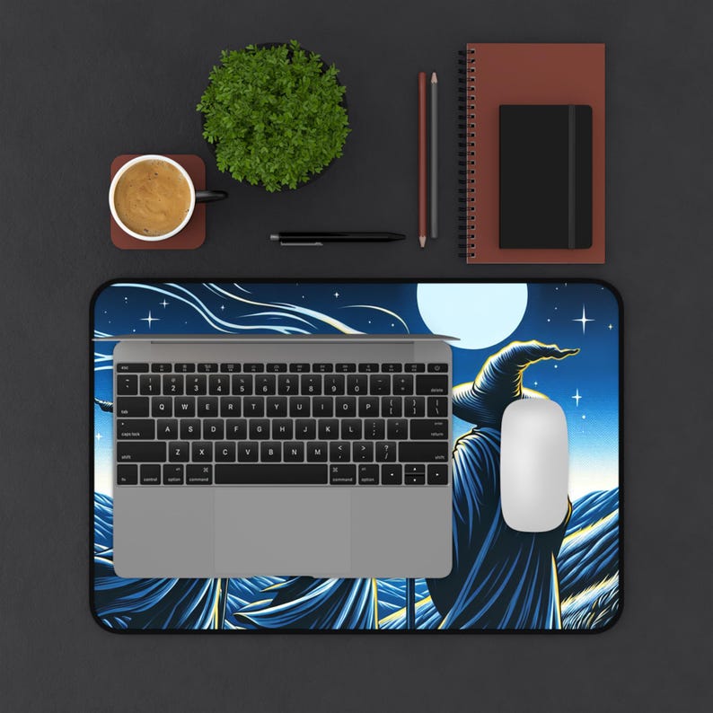 Tri-wizard Desk Mat Magical Desk Pad, Harry Potter Inspired Mouse Pad ...