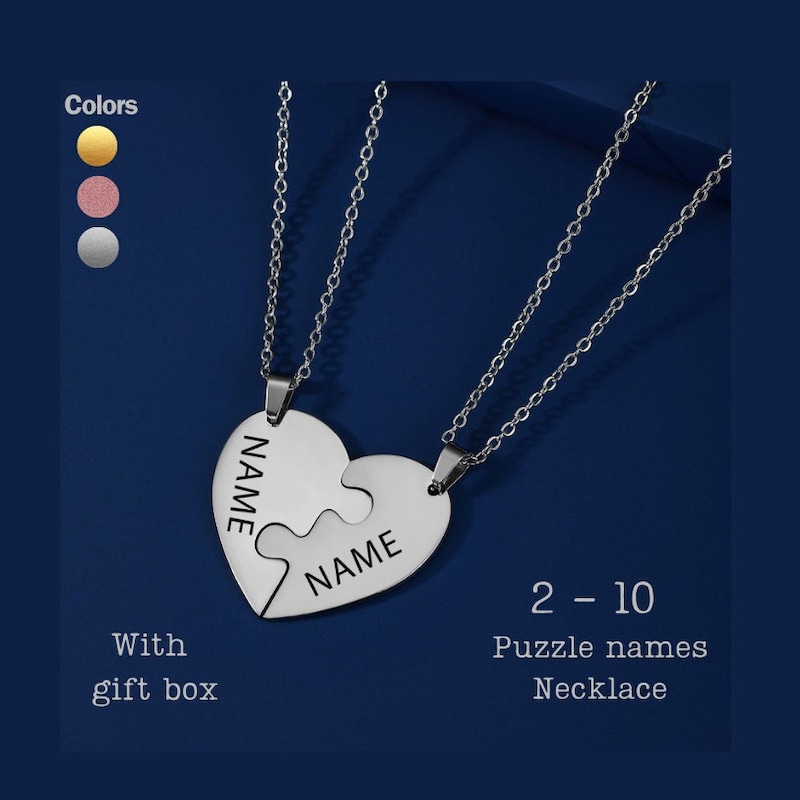 Best Friend Necklaces for 2 - Etsy