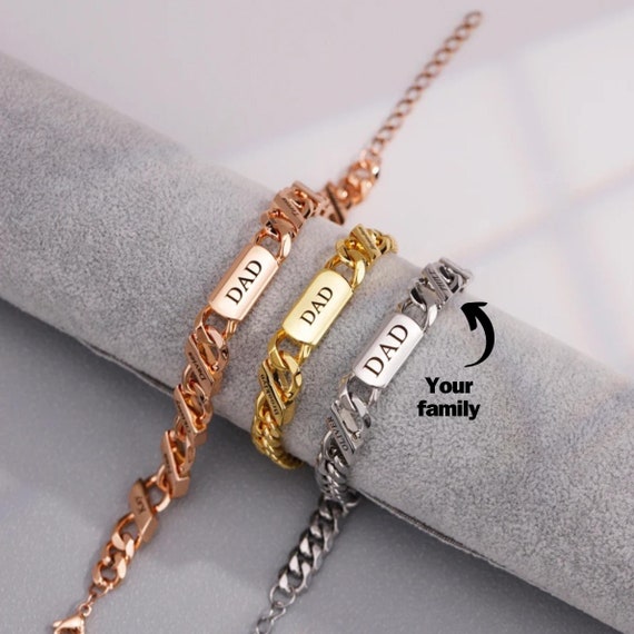 Fathers Day Bracelet With Names