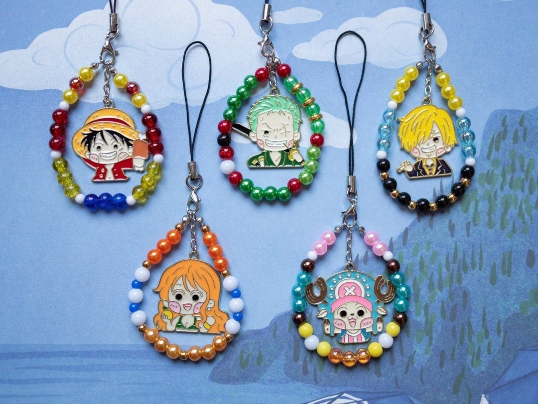 Pirate One Piece Inspired Anime Keychain Phone Charm - Etsy Canada