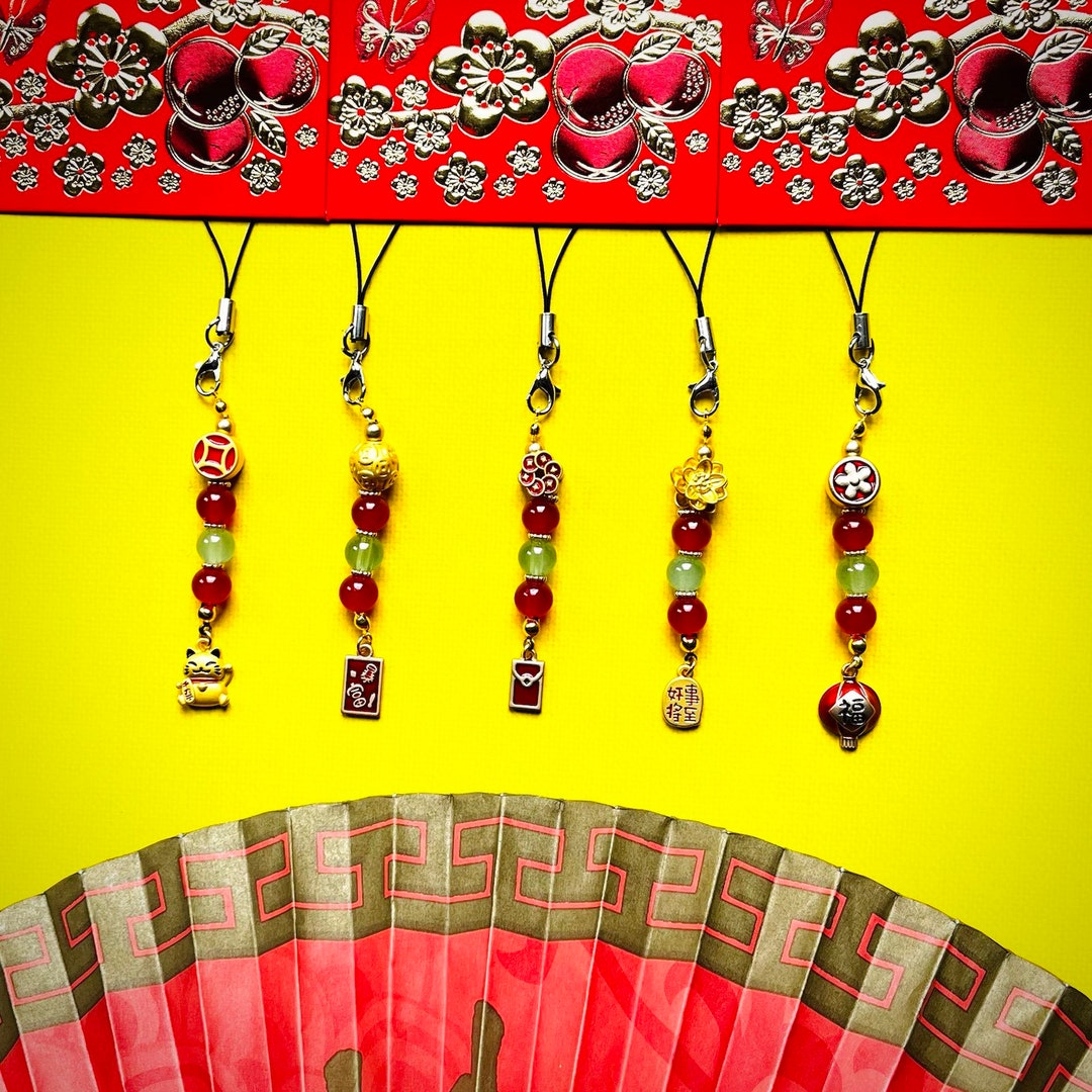 Lunar New Year Charms, Chinese New Year, Good Luck, Blessings, Fortune ...