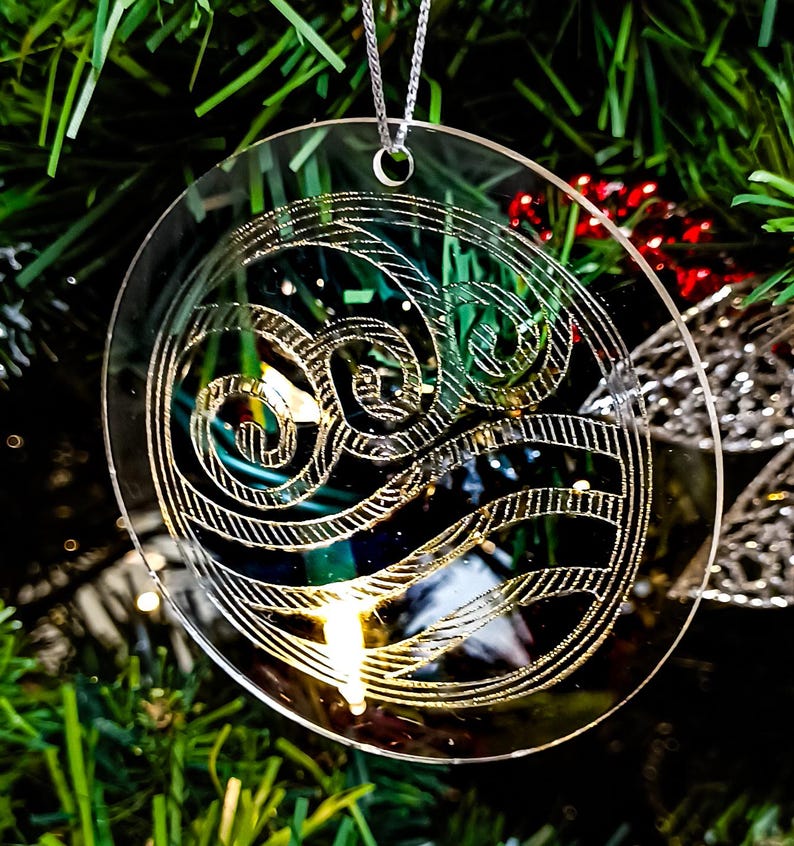 Element Symbols (water, Fire, Earth, Air) Set of 4 Clear Acrylic ...