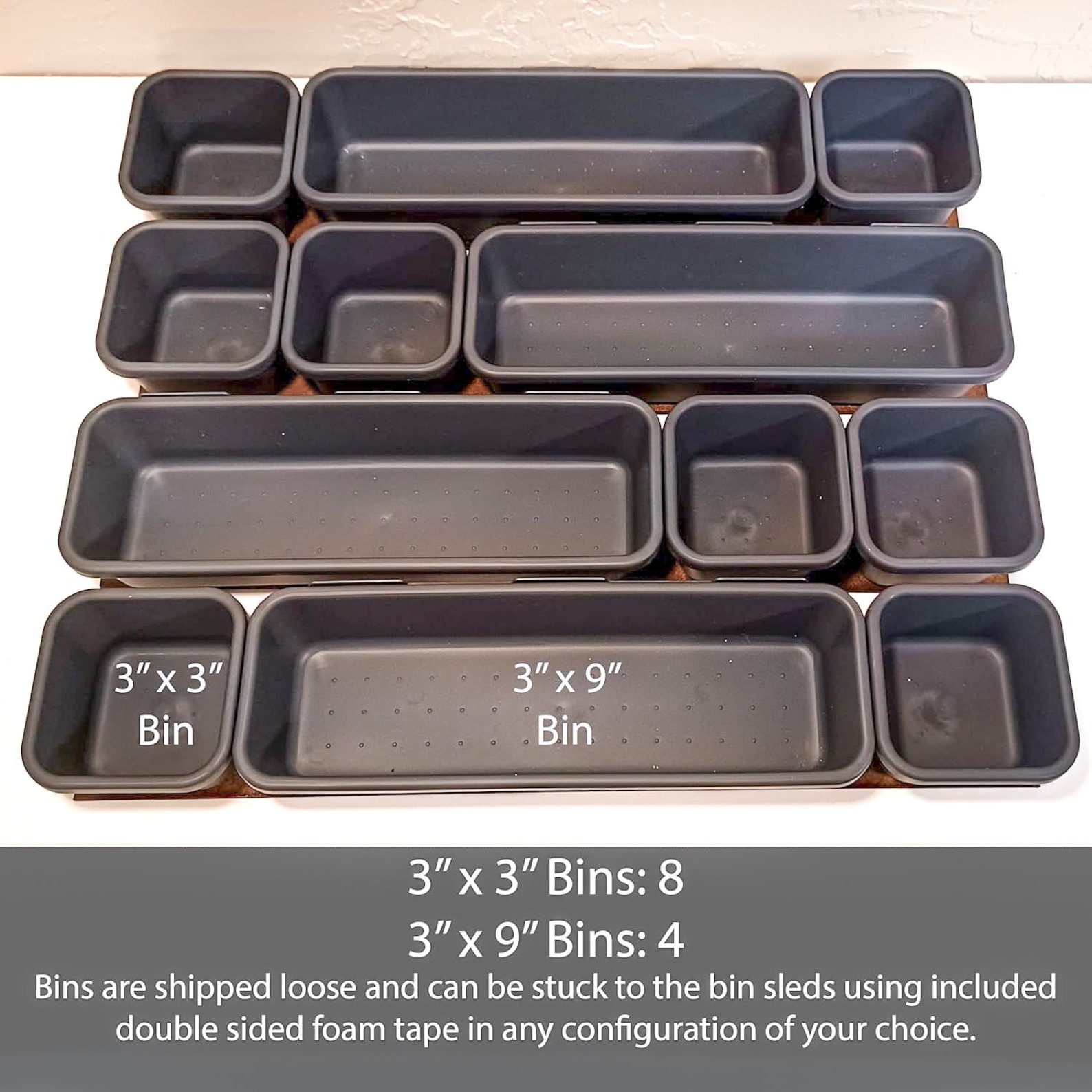 12 Shelf Insert for Letter & Legal Size Paper With Office Supply Bins ...