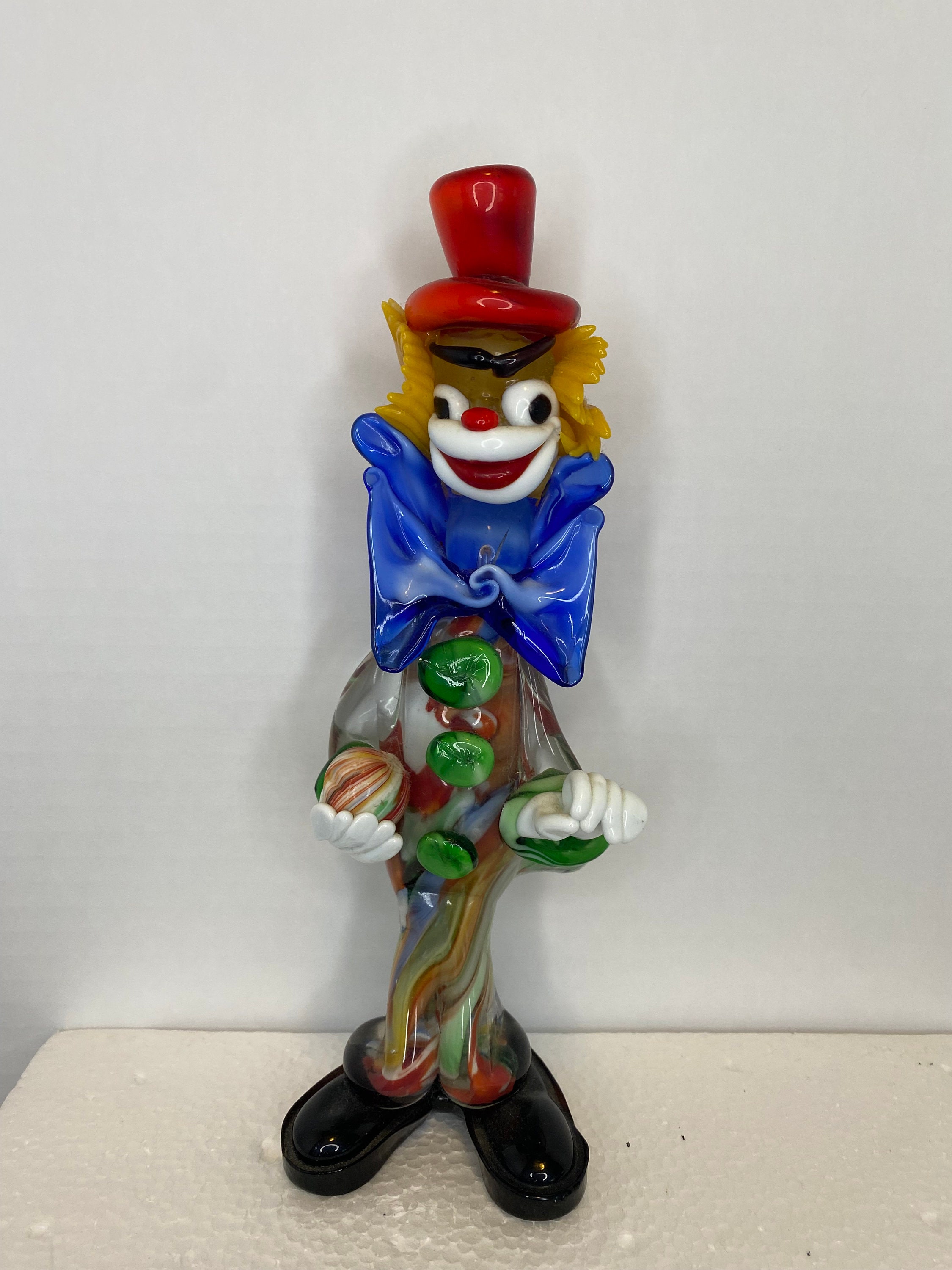 Vintage Murano Hand Blown Glass Clown - Etsy