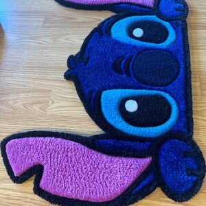 Stitch - Lilo and Stitch - Hand Tufted Rug- Unique Gift - Etsy