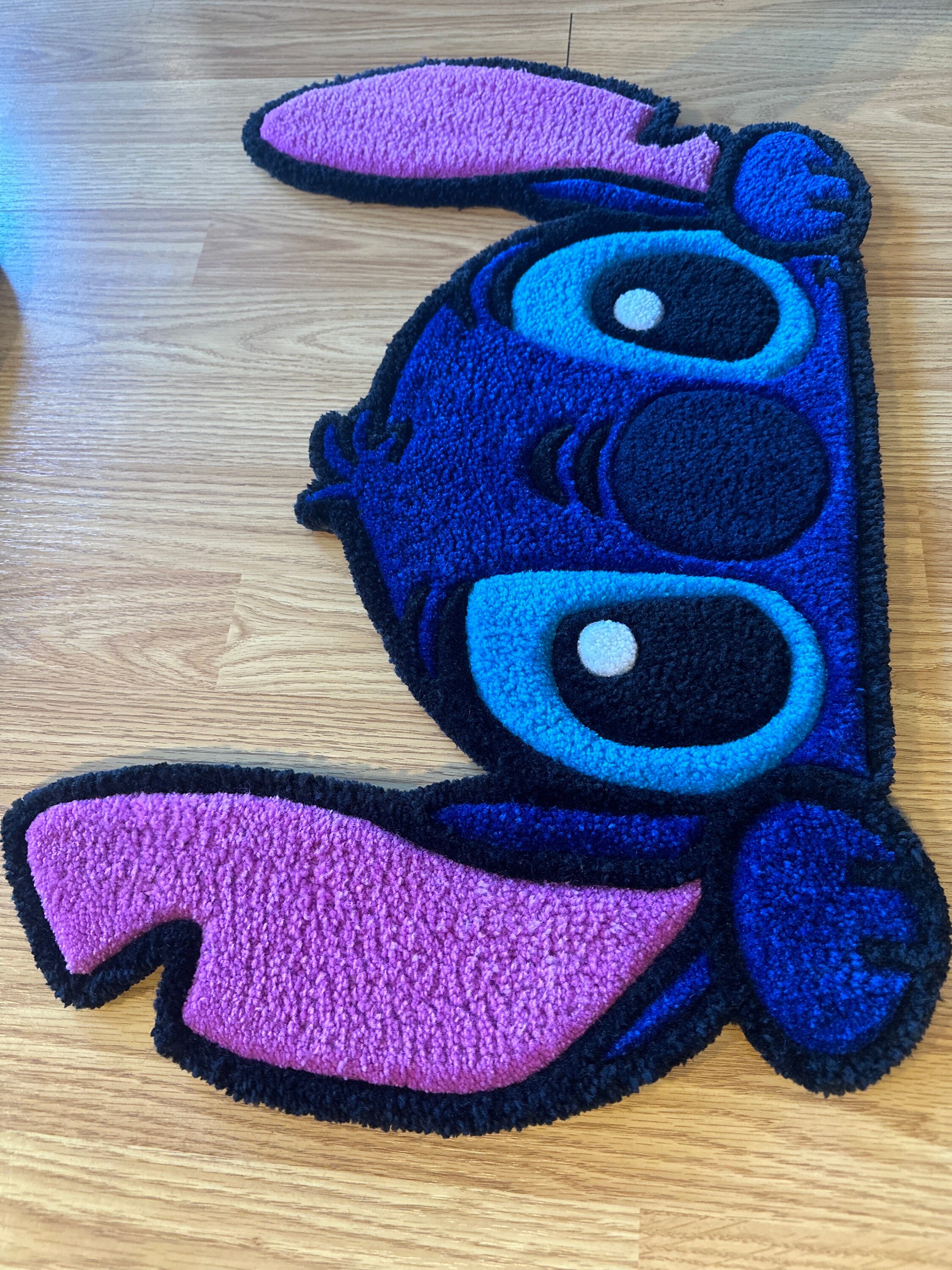 Stitch - Lilo and Stitch - Hand Tufted Rug- Unique Gift - Etsy