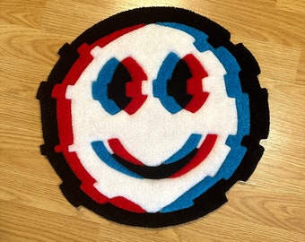 Super Mario Mushroom Hand Tufted Rug Unique Gift - Etsy