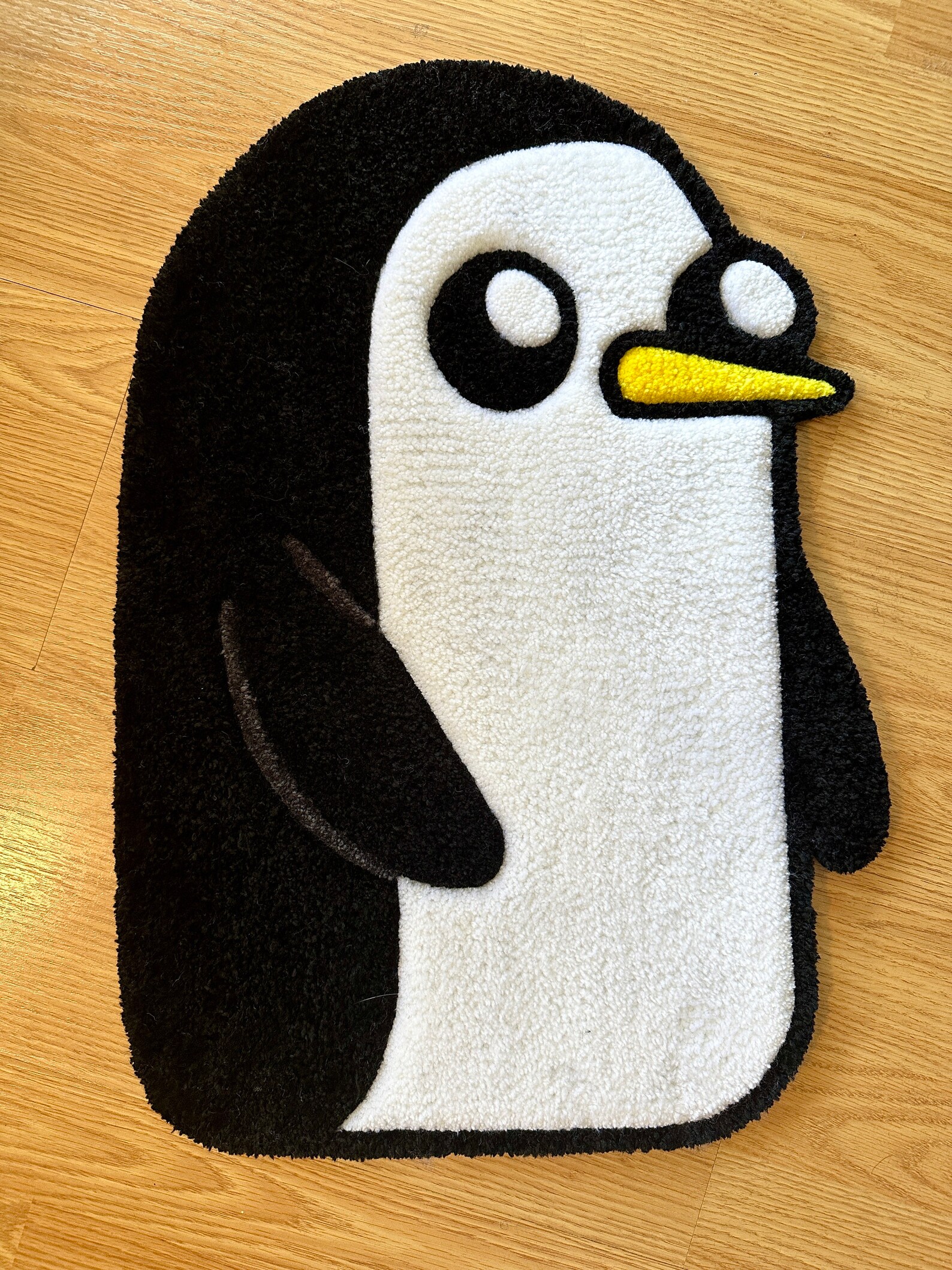 Gunther Gunter With Arm Detail Adventure Time Hand Tufted Rug Unique ...