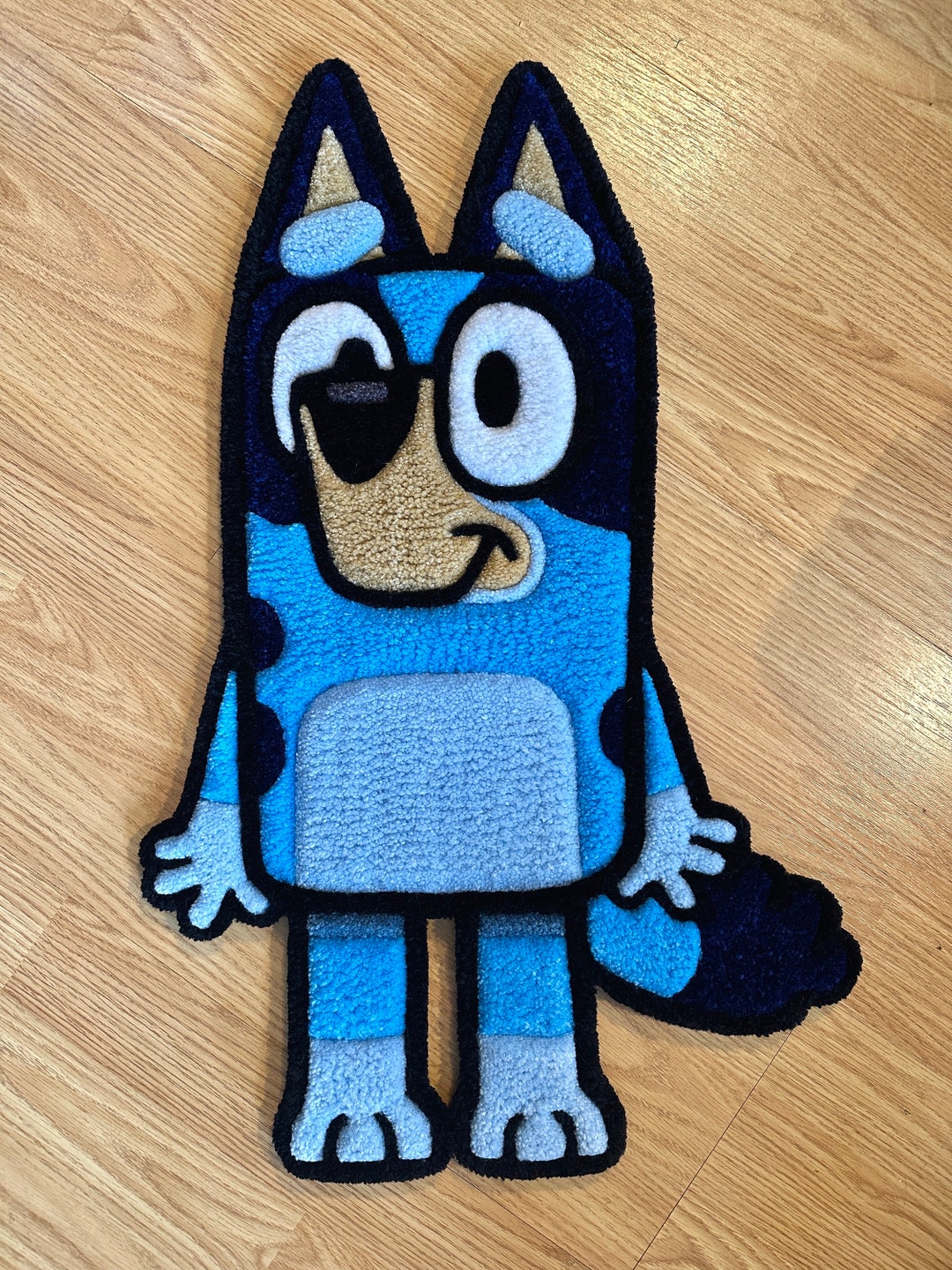 Bluey Hand Tufted Rug Unique Gift - Etsy